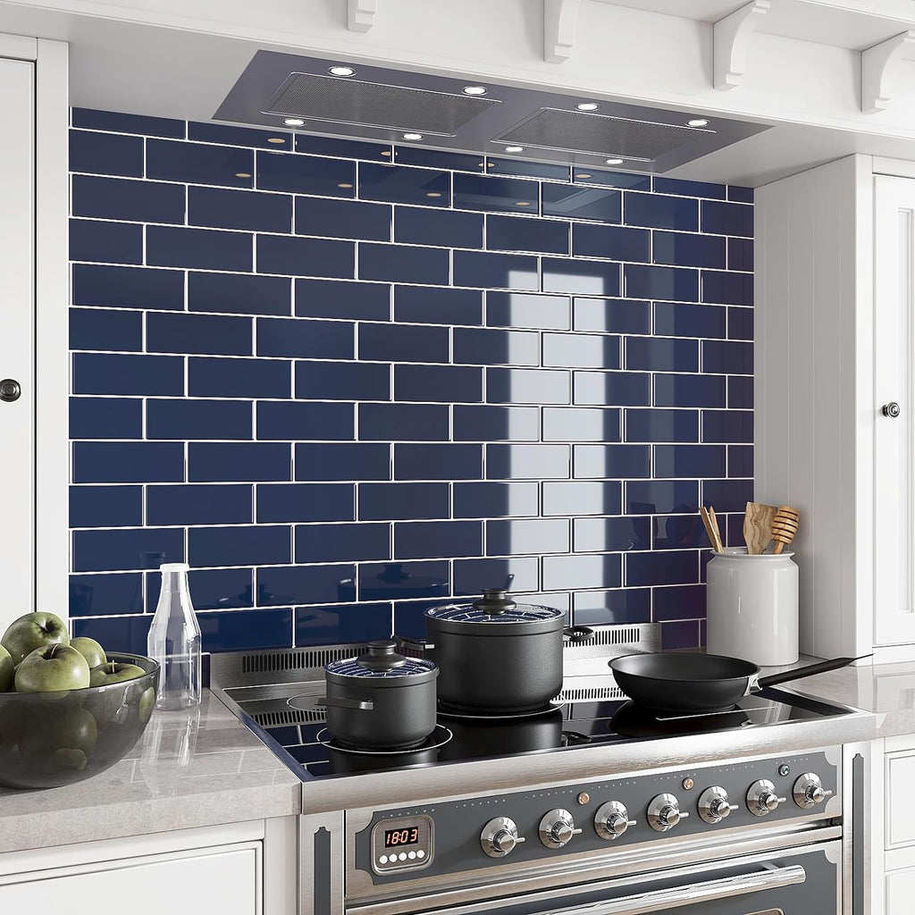 VEELIKE Navy Blue Subway Backsplash Tile – Veelike