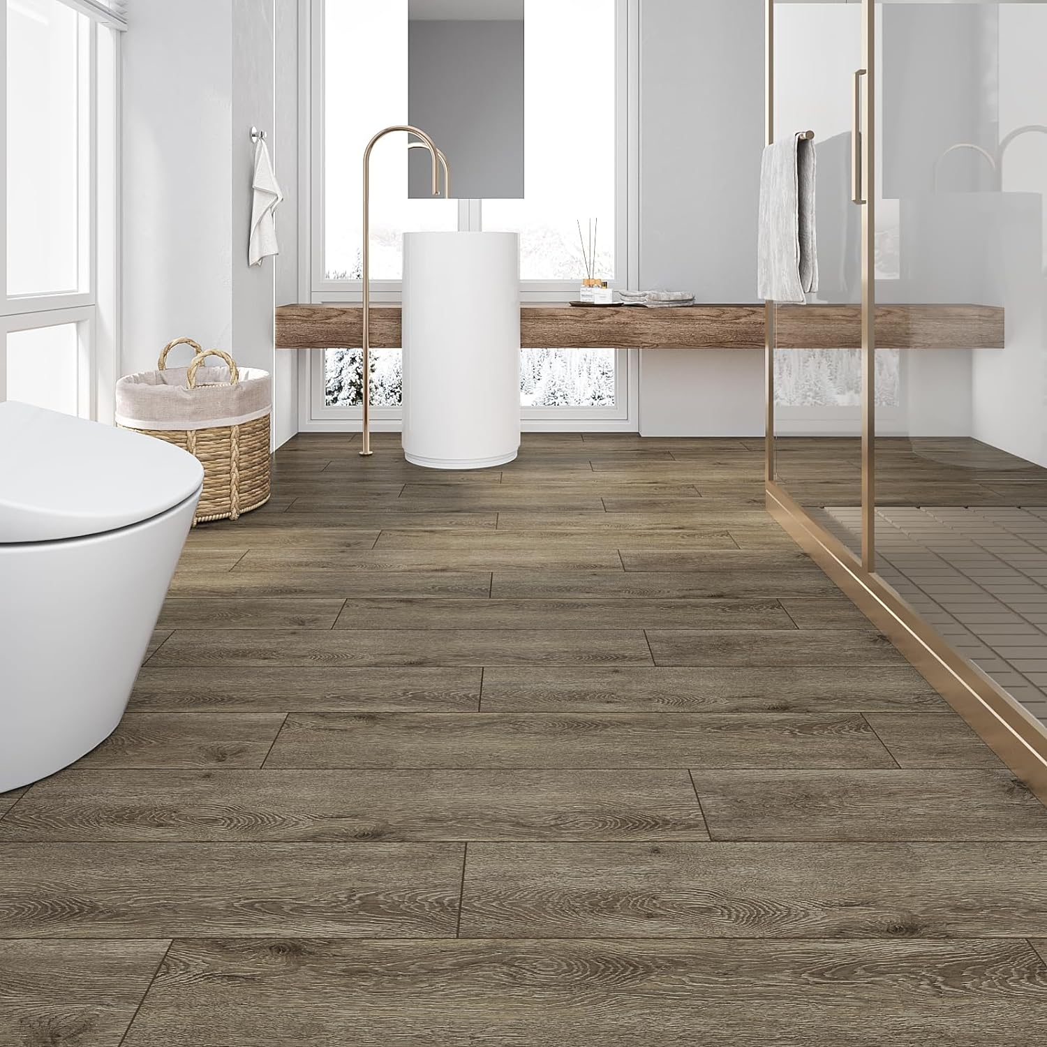 VEELIKE Light Oak Vinyl Plank Flooring 6''x36'' – Veelike