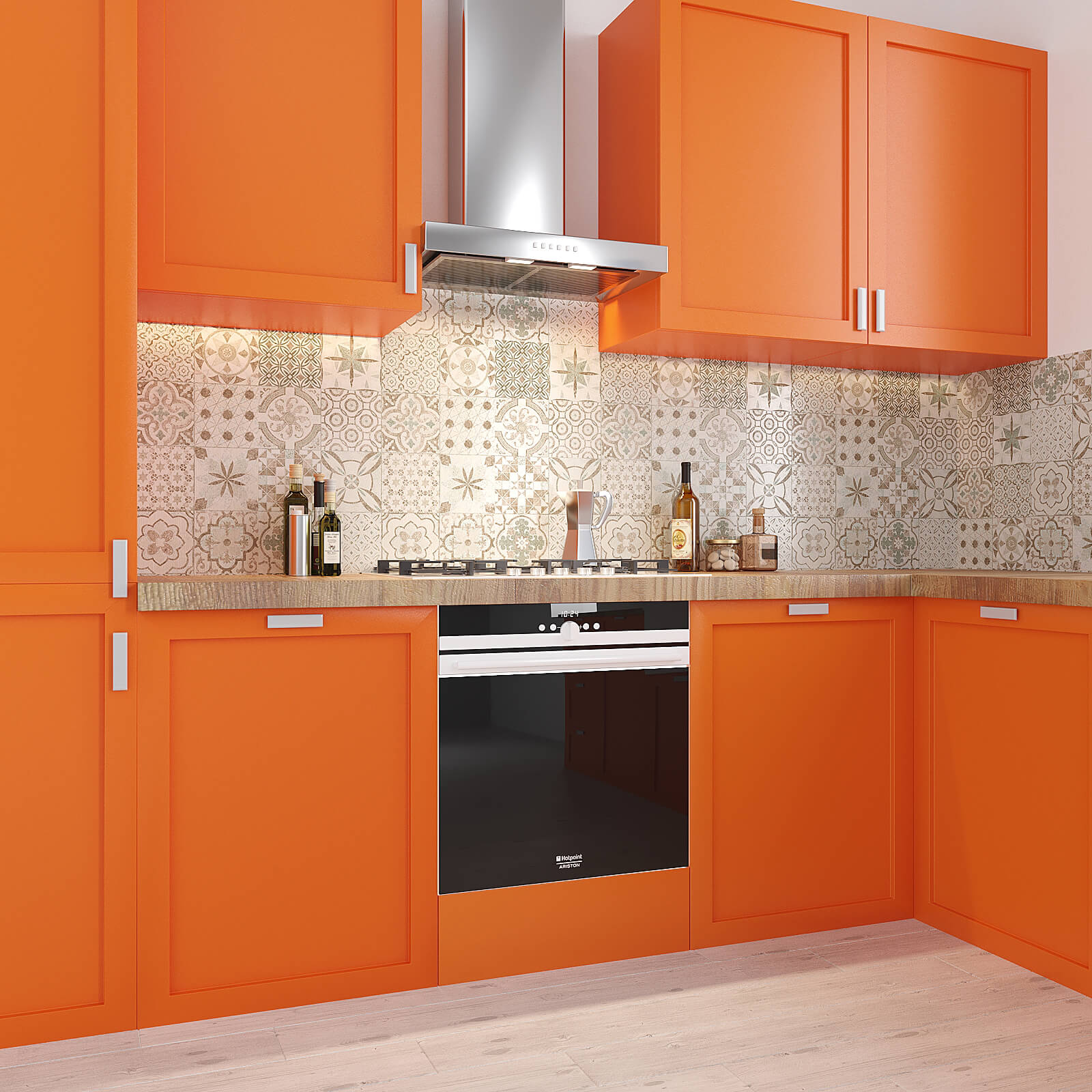 VEELIKE Thickened Orange Wallpaper – Veelike