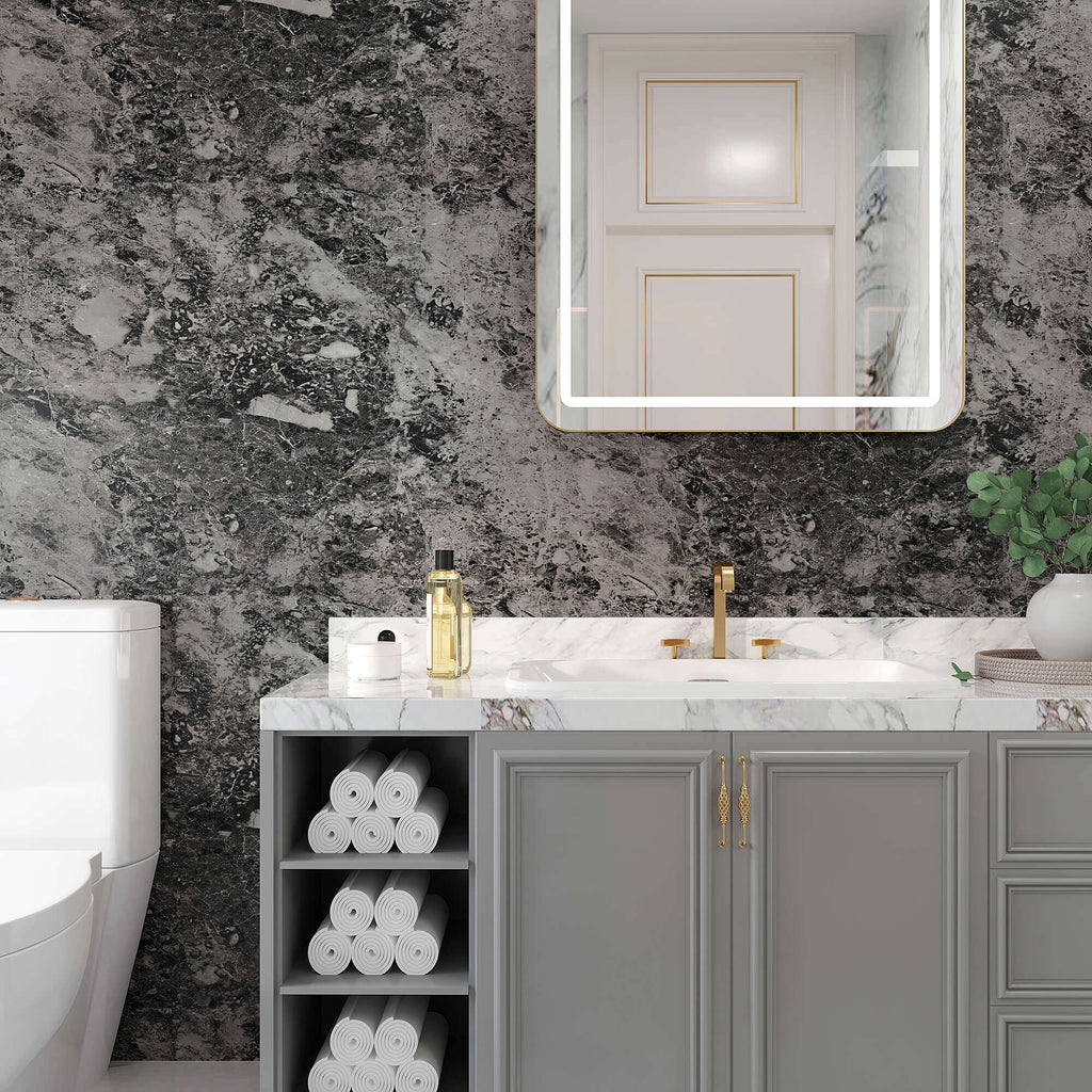 VEELIKE Matte Grey Marble Contact Paper – Veelike