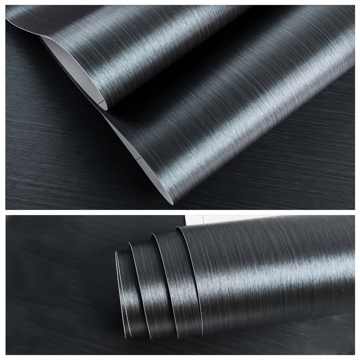 VEELIKE Blue Brushed Stainless Steel Contact Paper – Veelike