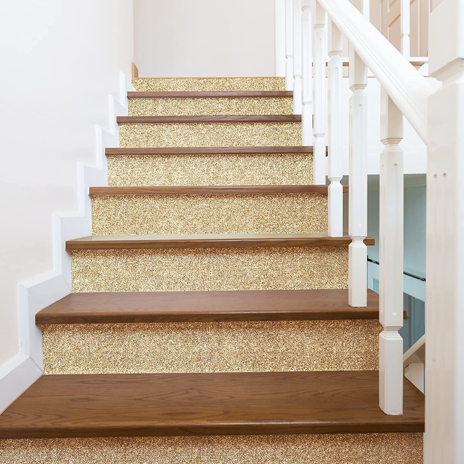 VEELIKE Champagne Gold Glitter Contact Paper – Veelike