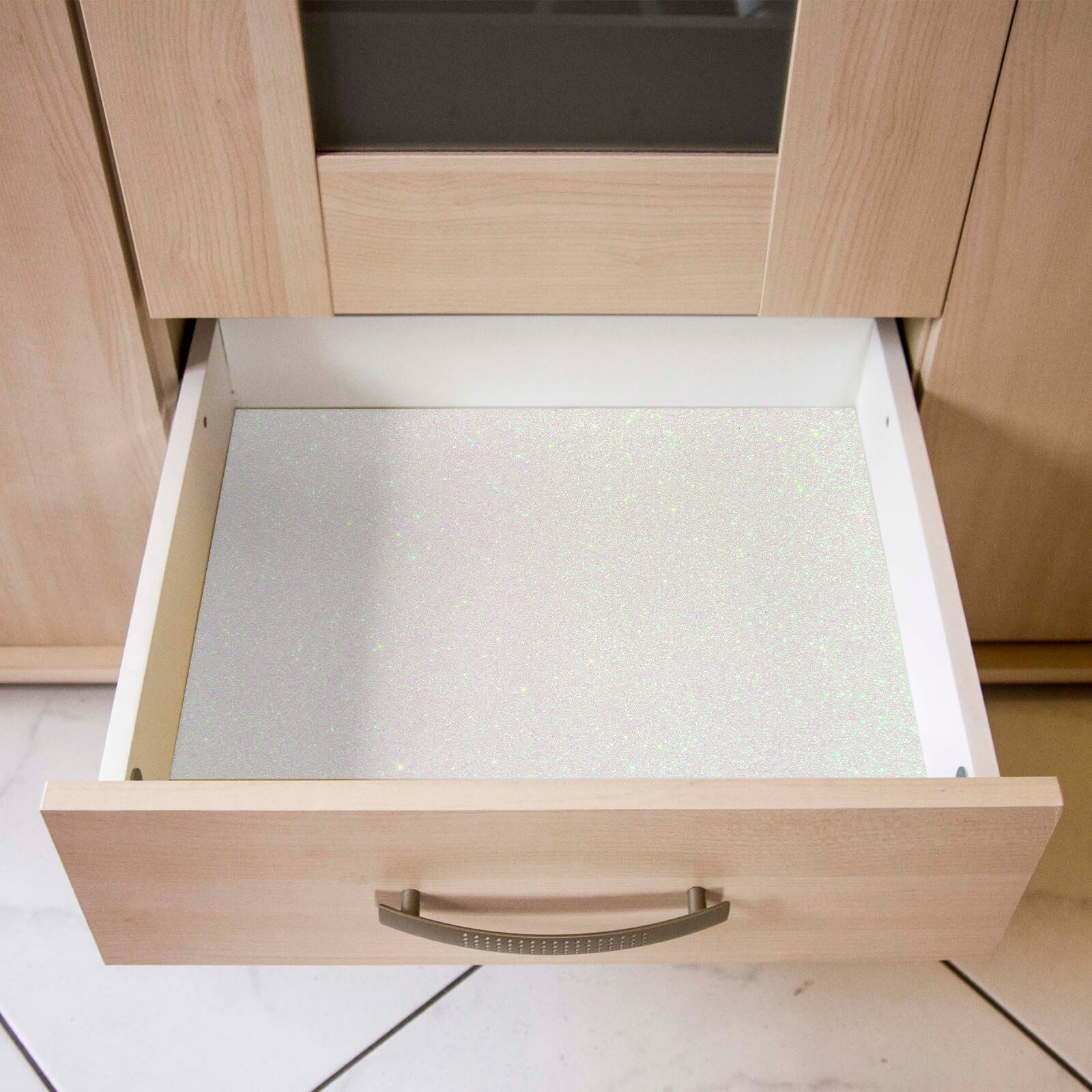 VEELIKE Iridescent Off-White Glitter Wallpaper – Veelike